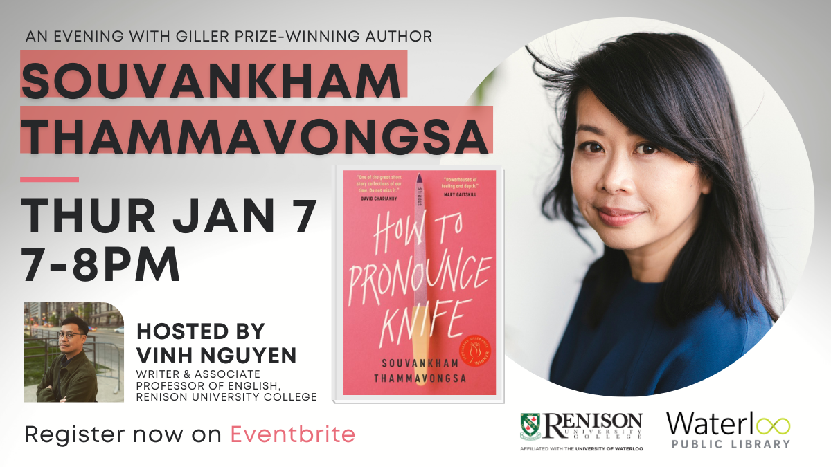Meet Giller Winner Souvankham Thammavongsa – Check it out
